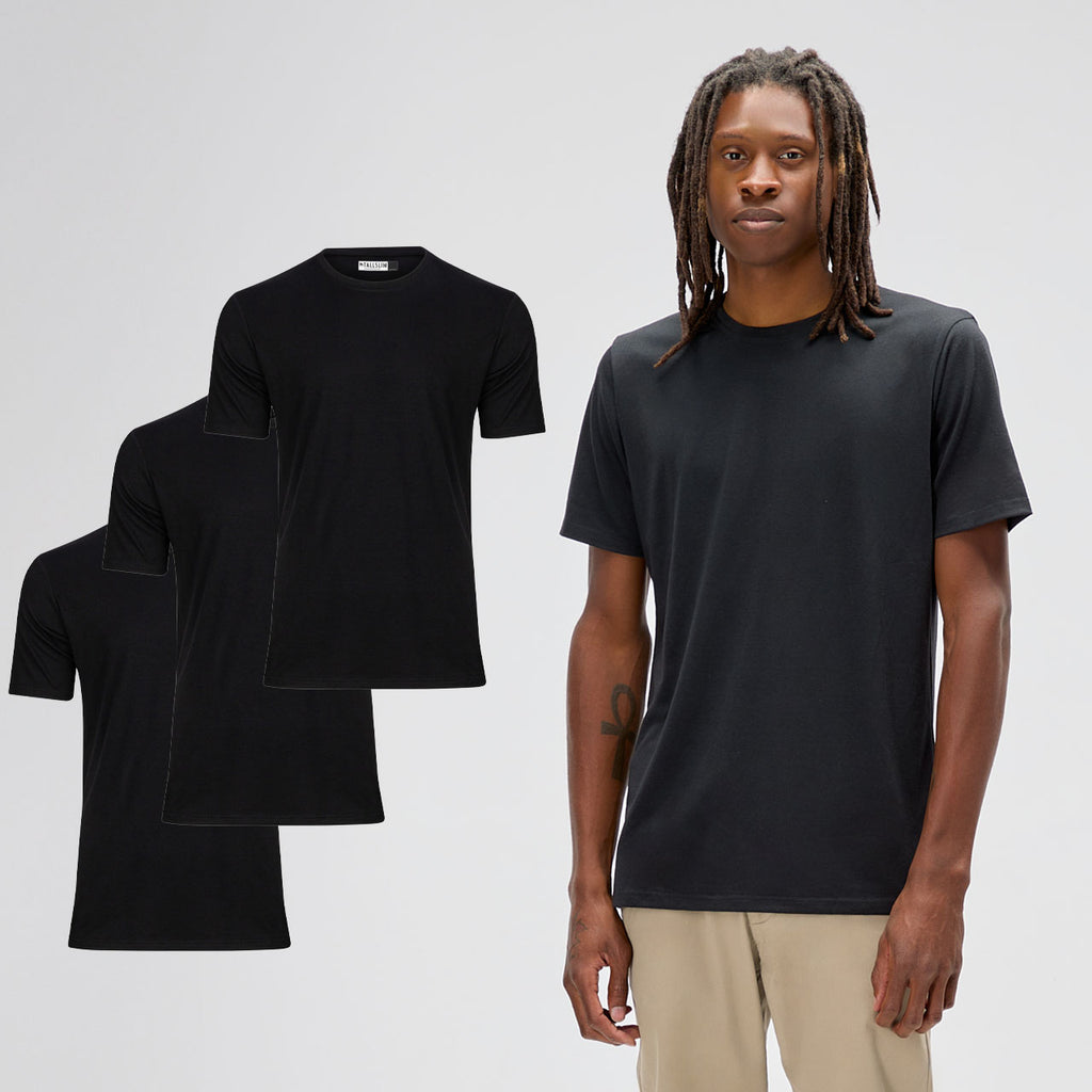 TallSlim 3-Pack Original Crew Neck - Perfect Fit for Tall, Slim Men