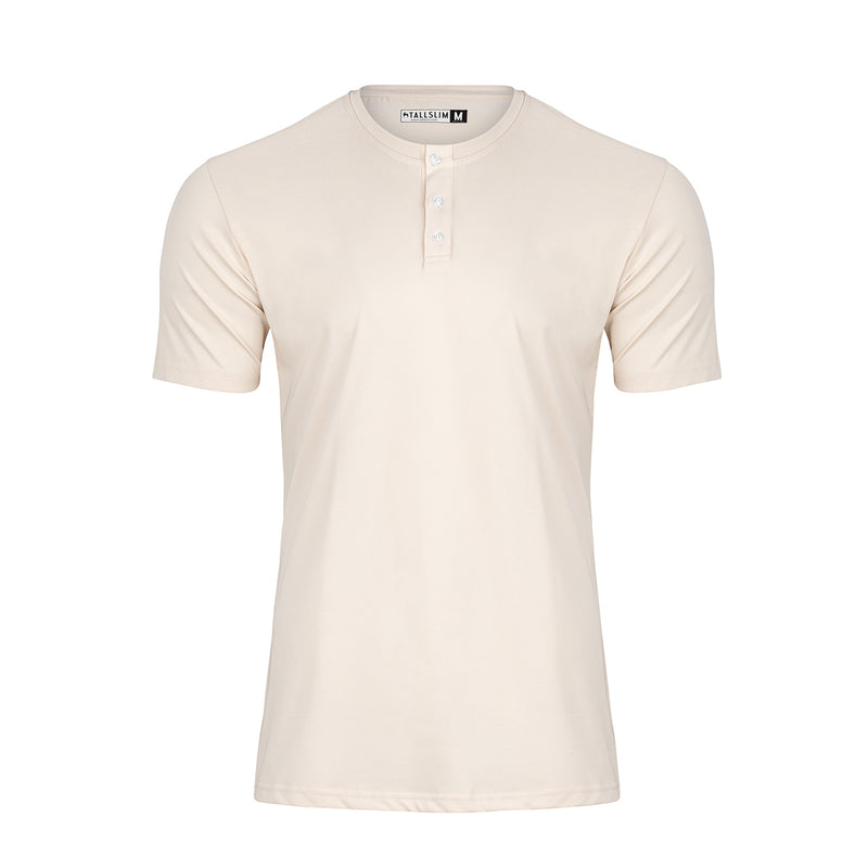 Dual Blend Henley for Tall, Slim Men | TallSlim