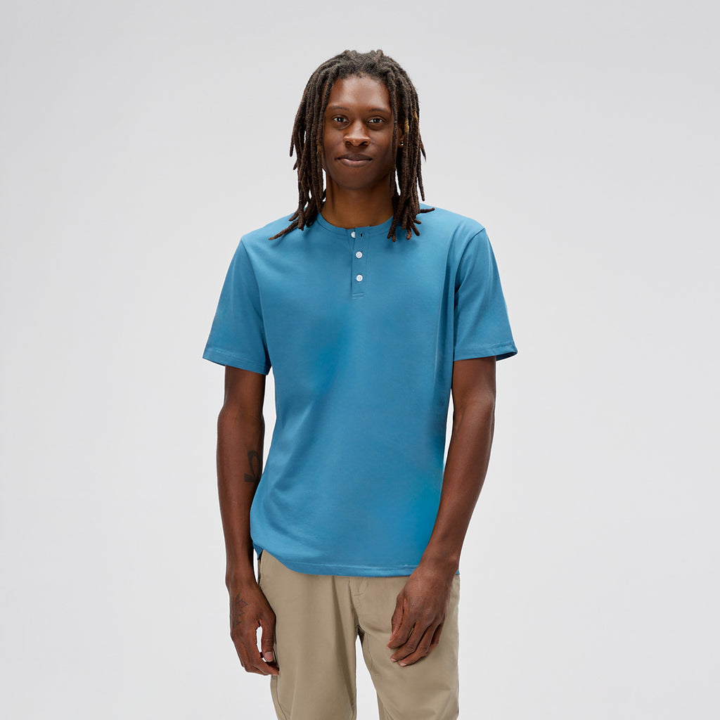 Dual Blend Henley for Tall, Slim Men | TallSlim