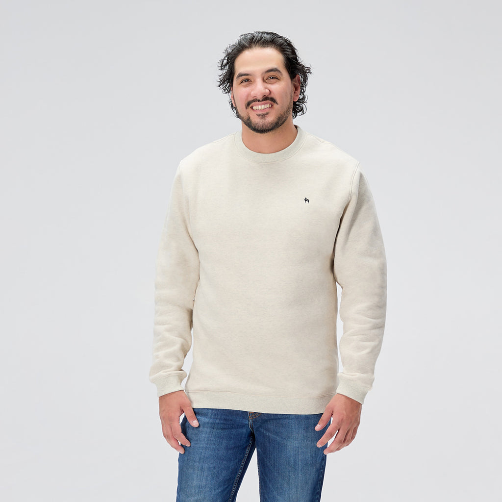 Fleece Crew Neck - Cream