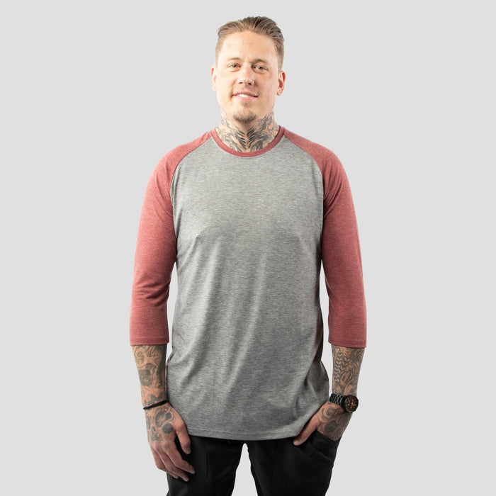 Original Raglan 3/4 Sleeve for Tall Slim Men | TallSlim