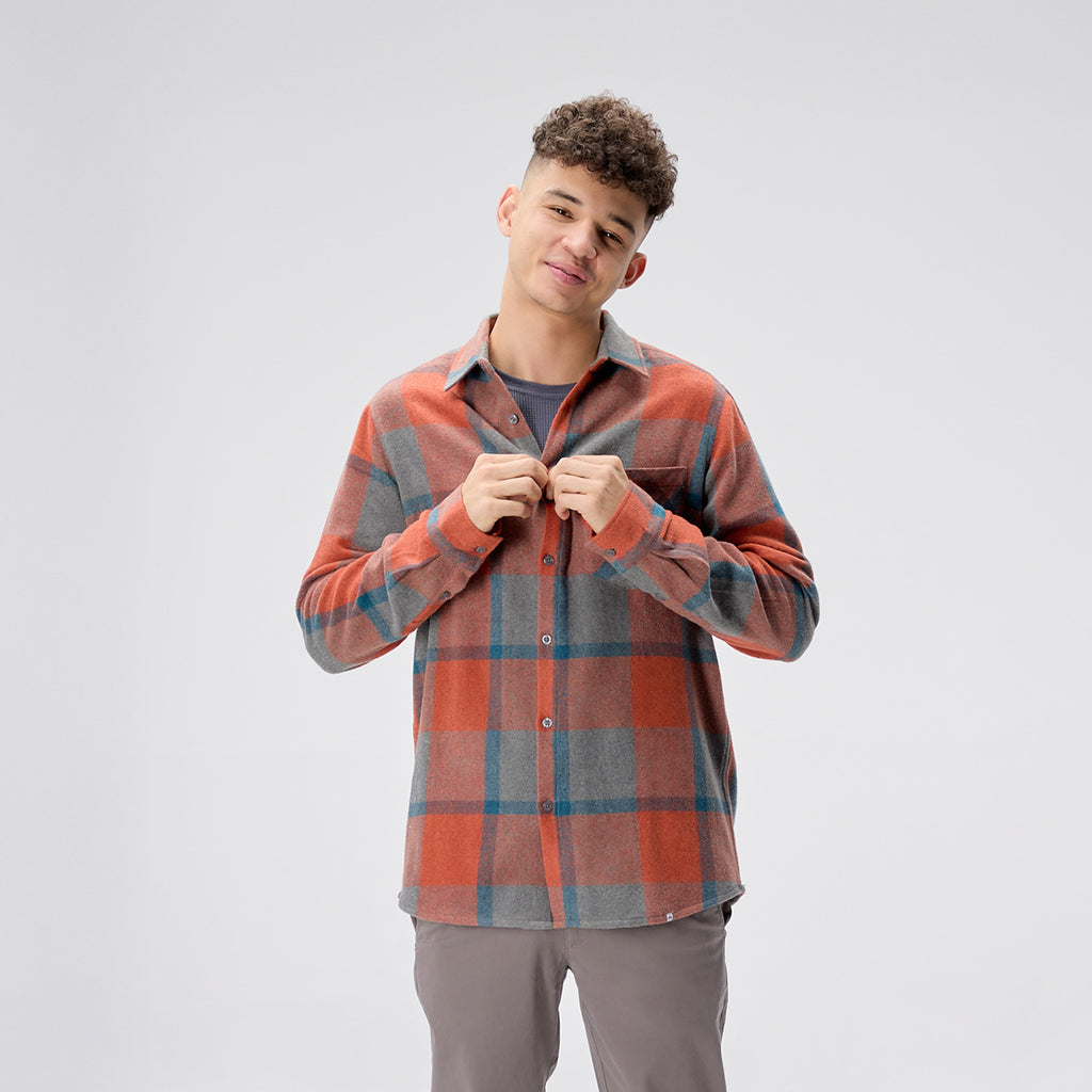 Flannel Overshirt - Copper